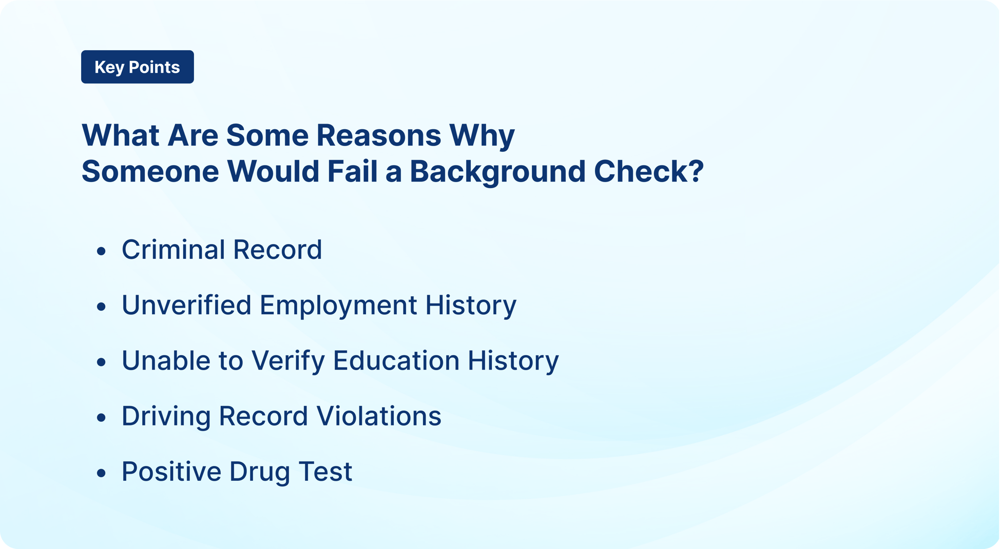 What to Do When a Candidate Failed a Background Check After Job Offer