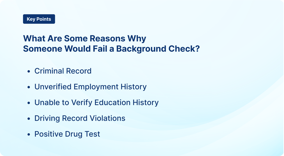 What to Do When a Candidate Failed a Background Check After Job Offer