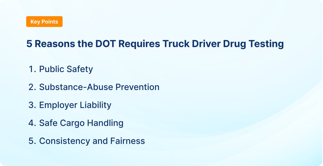 DOT CDL Drug Testing: Responsibilities for Employers