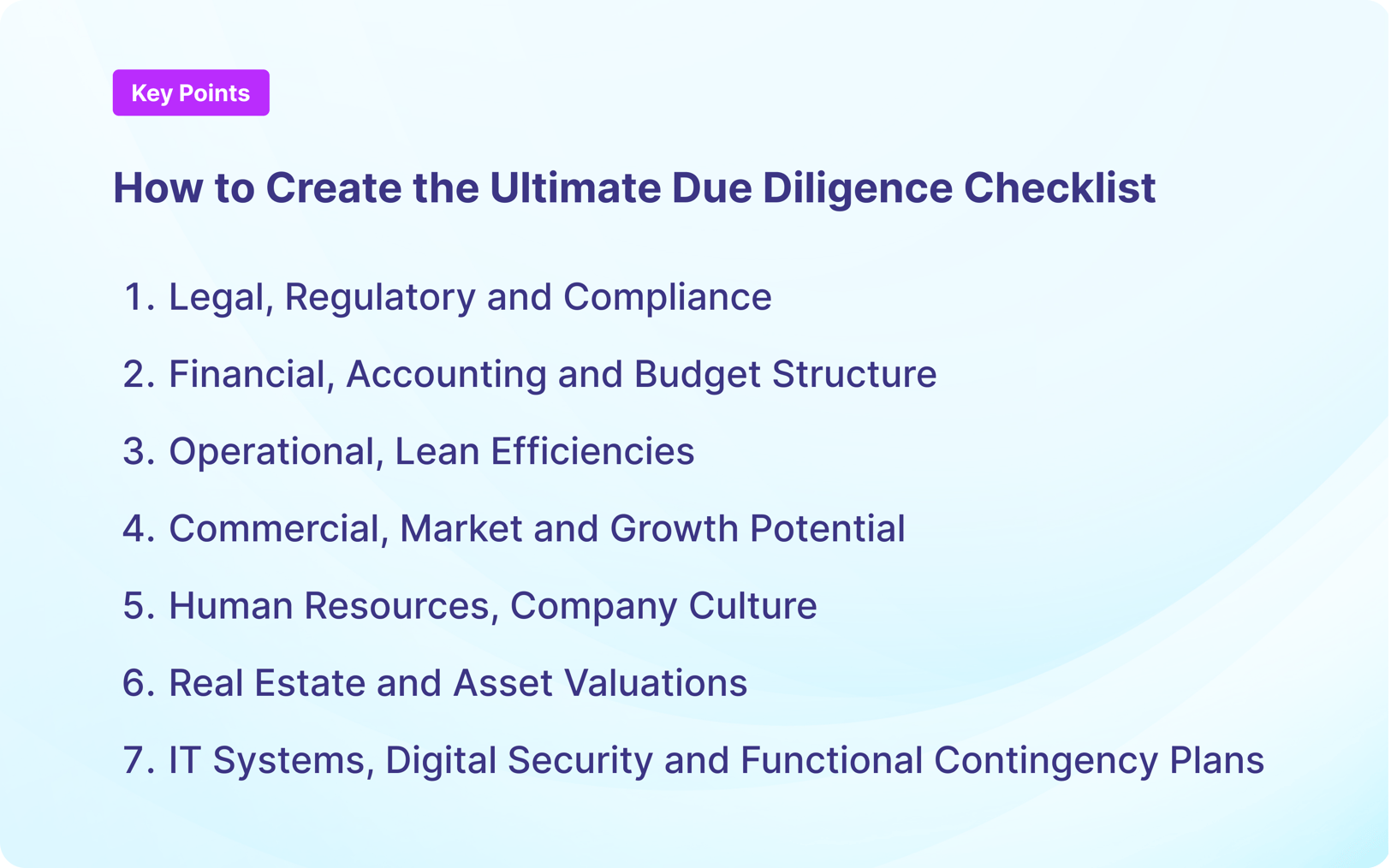 Ultimate Due Diligence Checklist: Essential Steps for Success