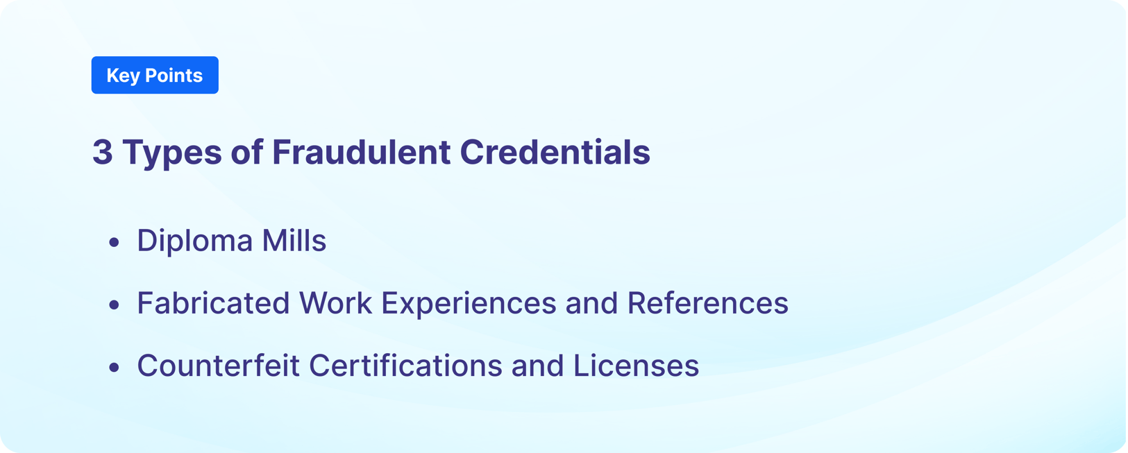 Detect Fraudulent Credentials to Protect Your Business