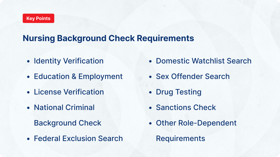 Nursing Background Check Requirements: What You Need to Know