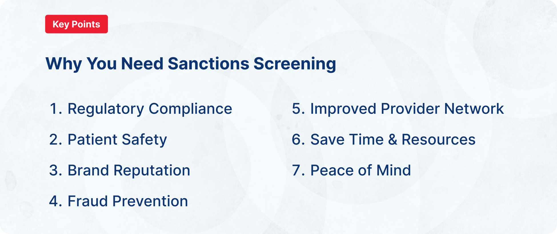 Sanction Screening: A Key Tool for Safer Healthcare