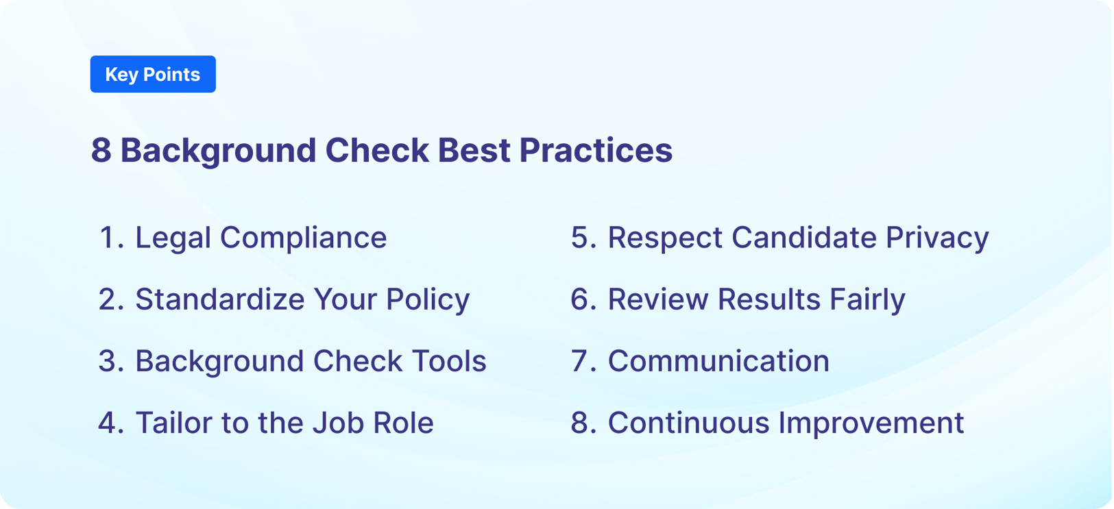 Top 8 Background Check Best Practices for Employers