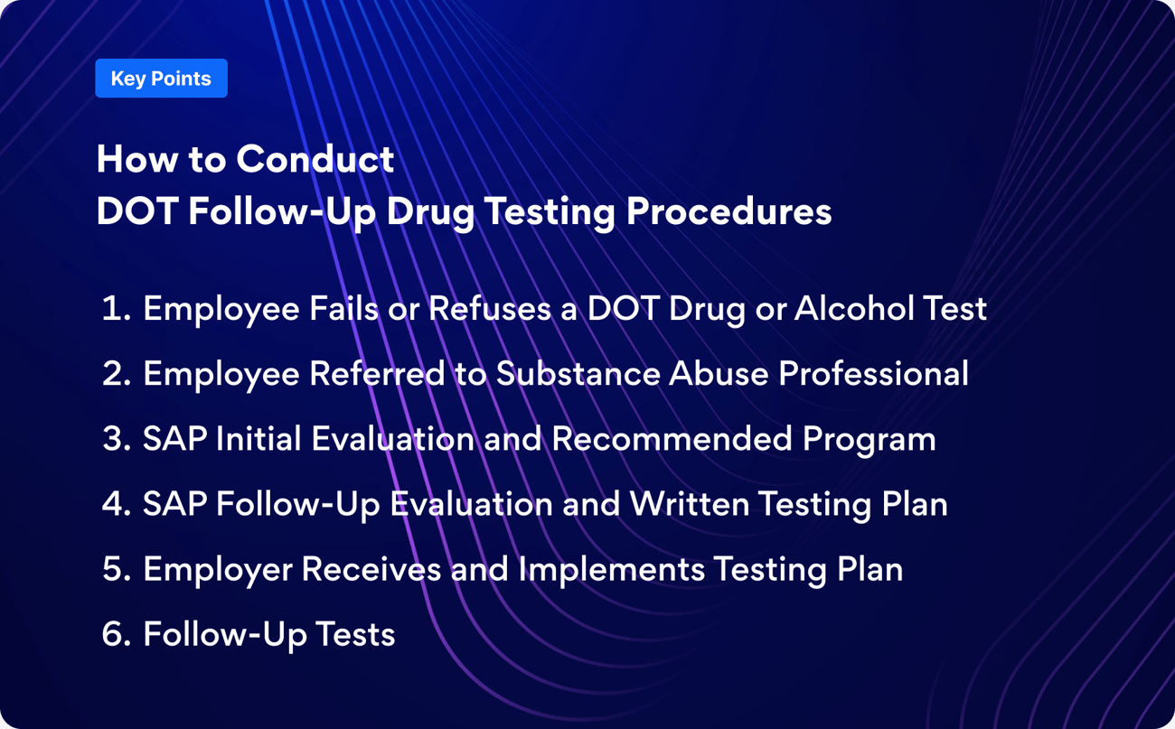 Guide to DOT Follow-Up Drug Testing Procedures