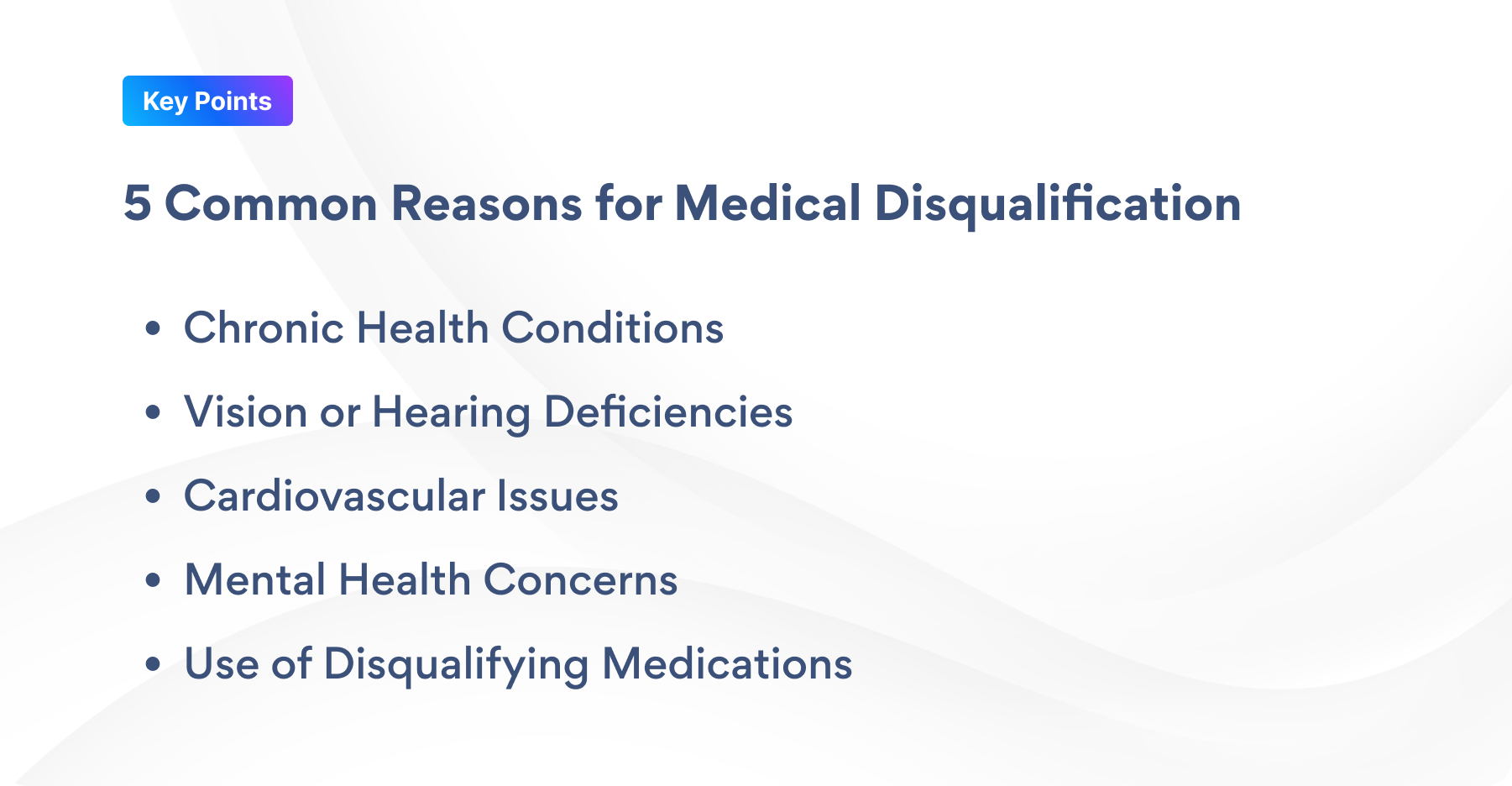 DOT Medical Disqualifications: What Employers Must Know