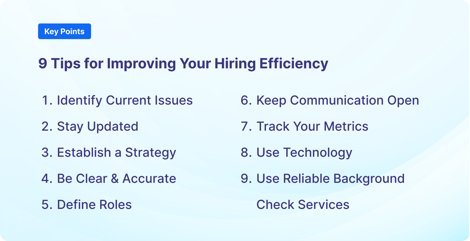 Building Your Workforce: 9 Tips for Improved Hiring Efficiency