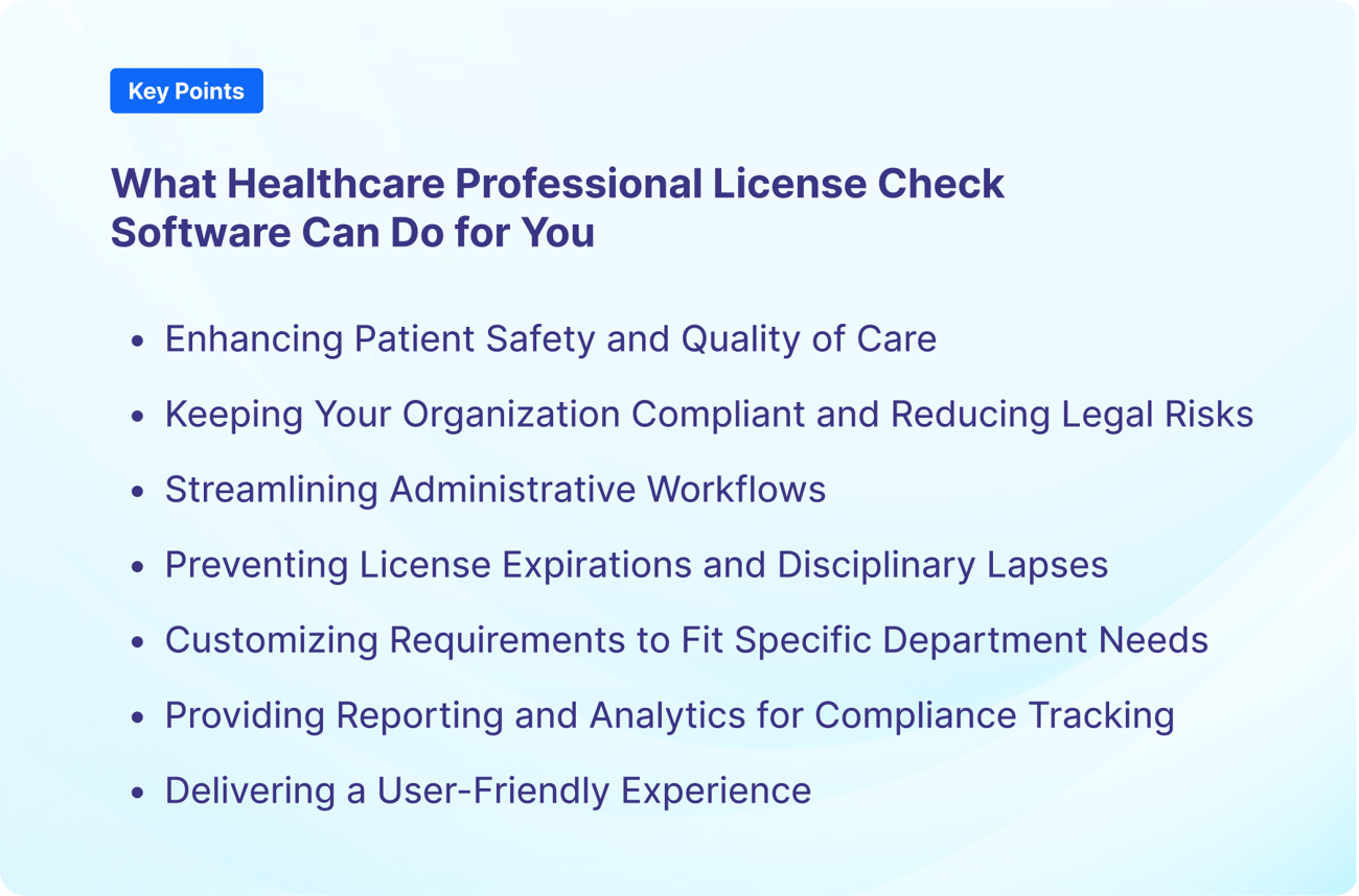 What Medical Staff Credentialing Software Can Do for You