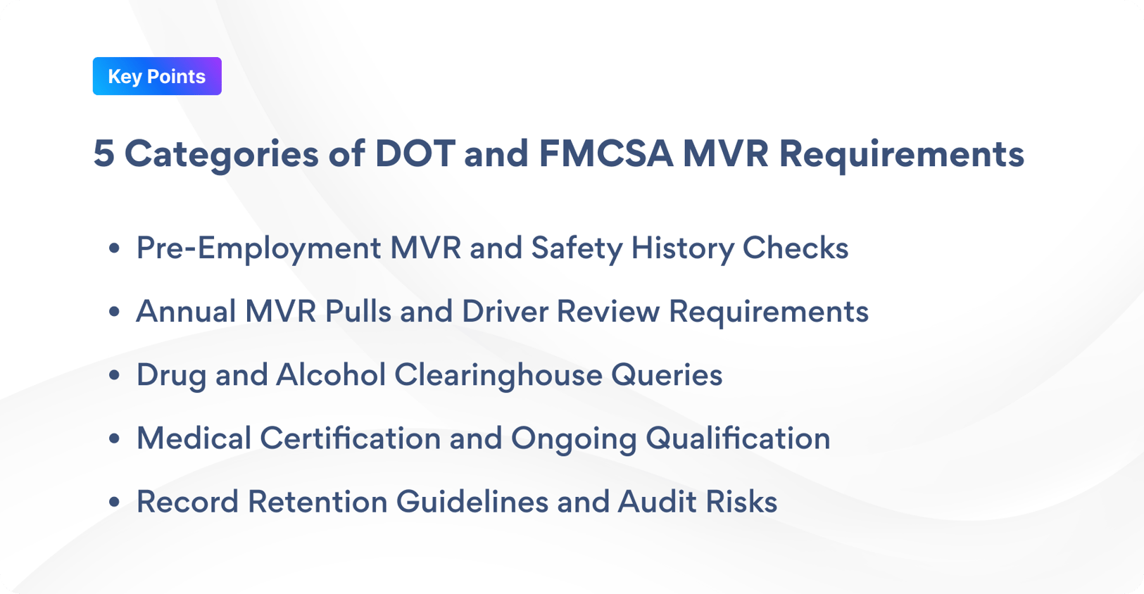 The Ultimate Employers’ Guide to MVR Screening