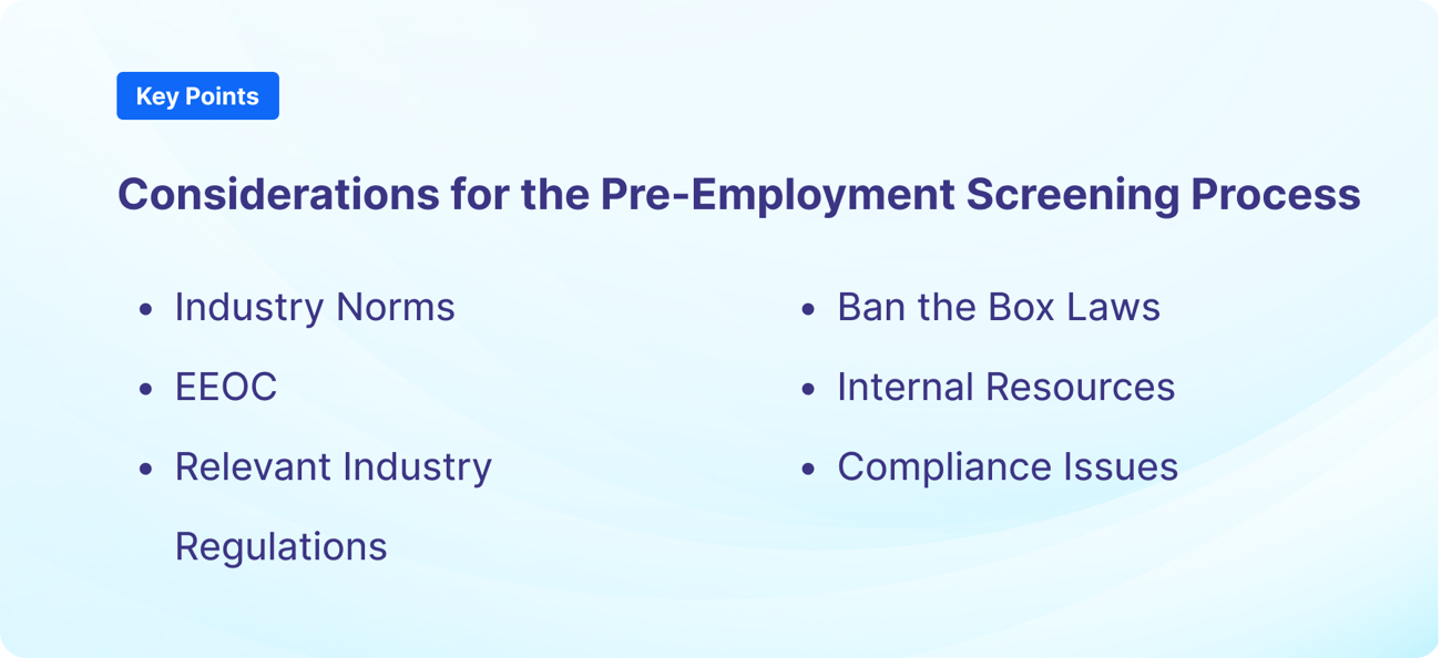 Pre-Employment Screening: Strategy and Workforce Safety