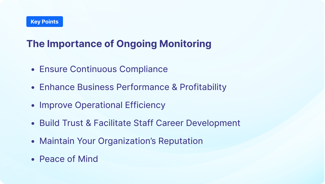 What Is Ongoing Monitoring? Tips, Best Practices, & More