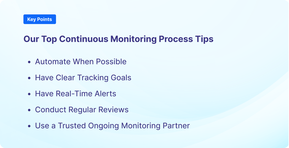 What Is Ongoing Monitoring? Tips, Best Practices, & More