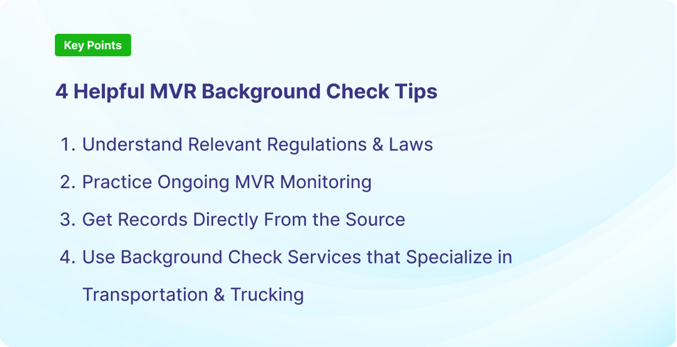 What Is a Motor Vehicle Record Background Check?